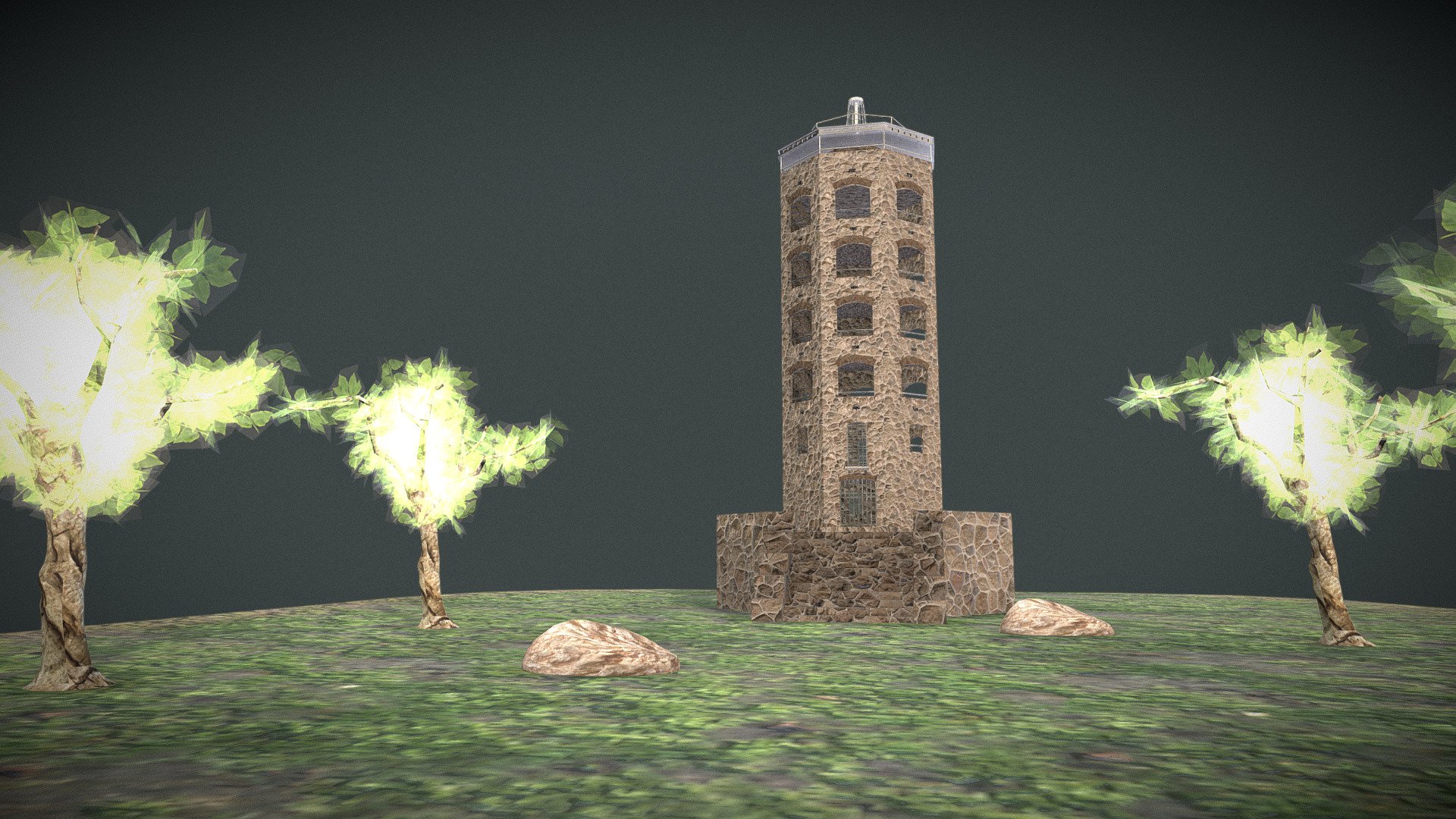 Enger Tower - 3D model by cuankiproduction [d58eb33] - Sketchfab