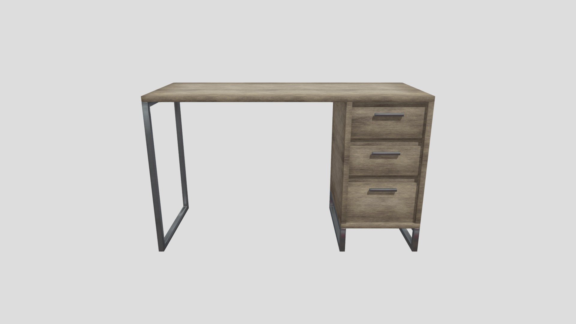 Desk with drawer - 3D model by SadoakYen [d58eb75] - Sketchfab