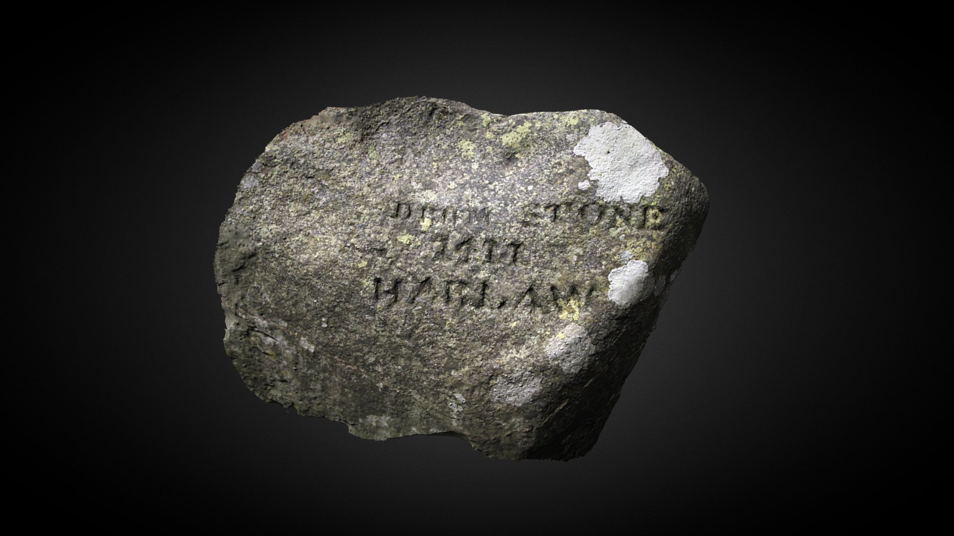 Drum Stone, Aberdeenshire (Inscription) - Download Free 3D model by ...