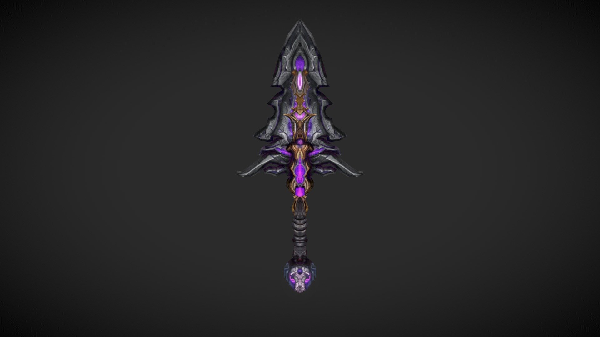 Dagger Handpainted Texture Stylized Lowpoly - 3D model by LuxorGrey ...