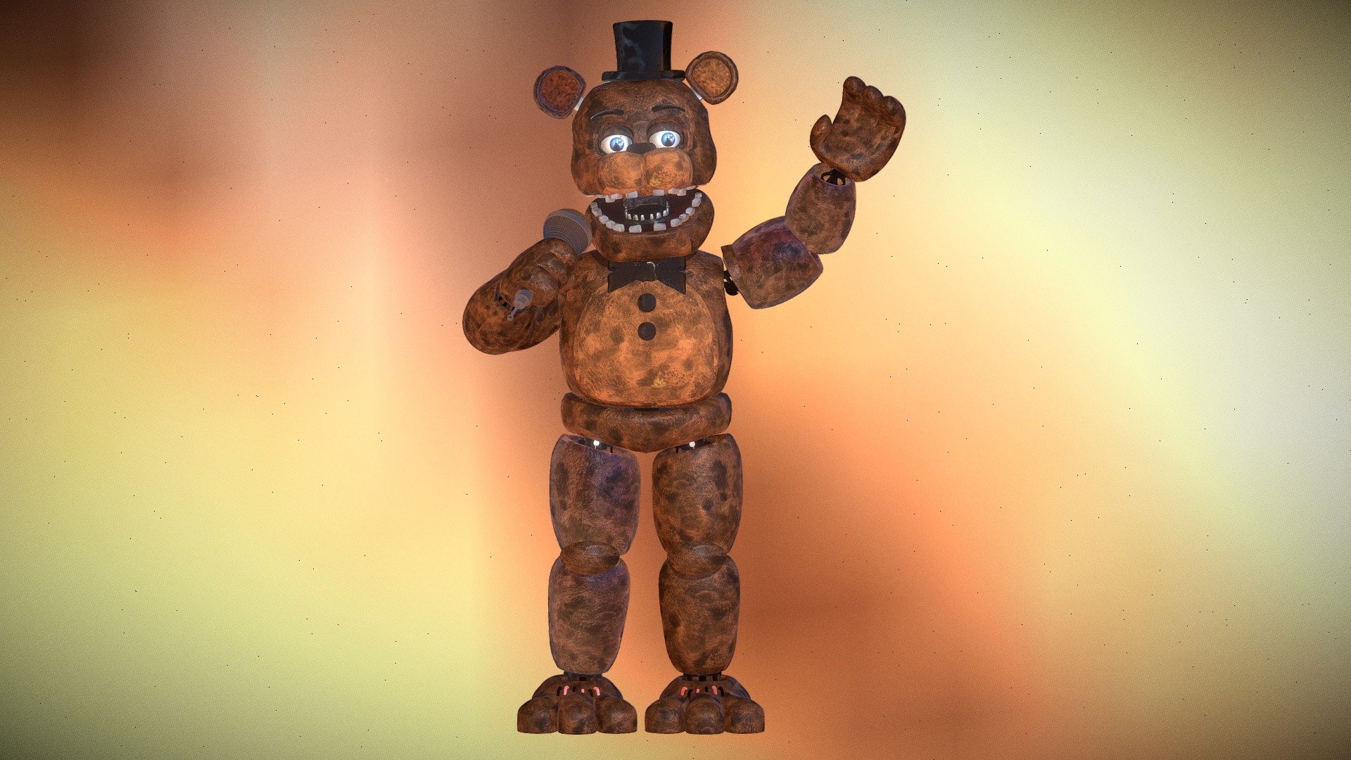 unwithered_freddy_fazbear-1 - Download Free 3D model by withered Freddy ...