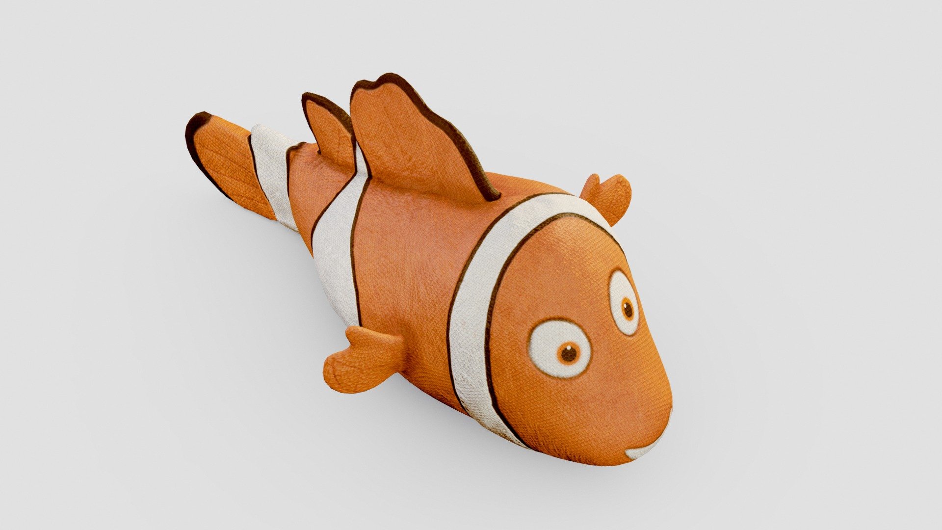 Nemo Furry Toy - 3D model by Ren Viro Store (@renviros) [d592dd2 ...