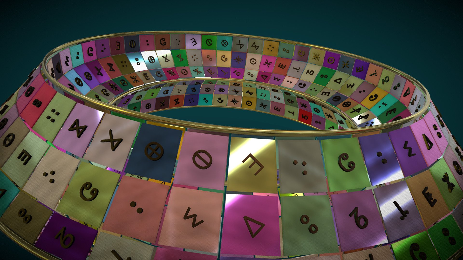 Tifinagh Torus, Math XYZ - Buy Royalty Free 3D model by smice [d593f07 ...