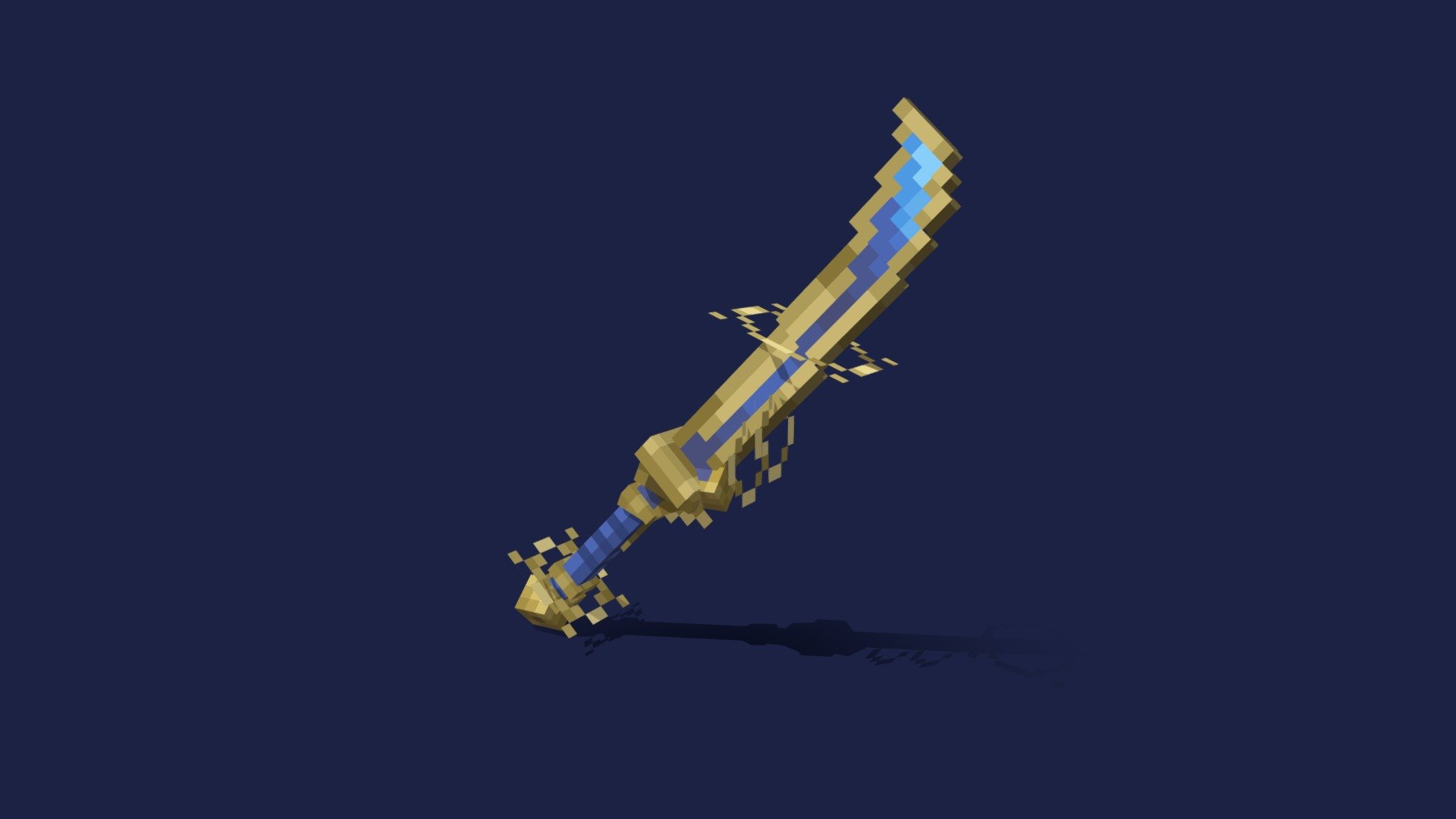 GoldSword - 3D model by multiplekr [d5950ec] - Sketchfab