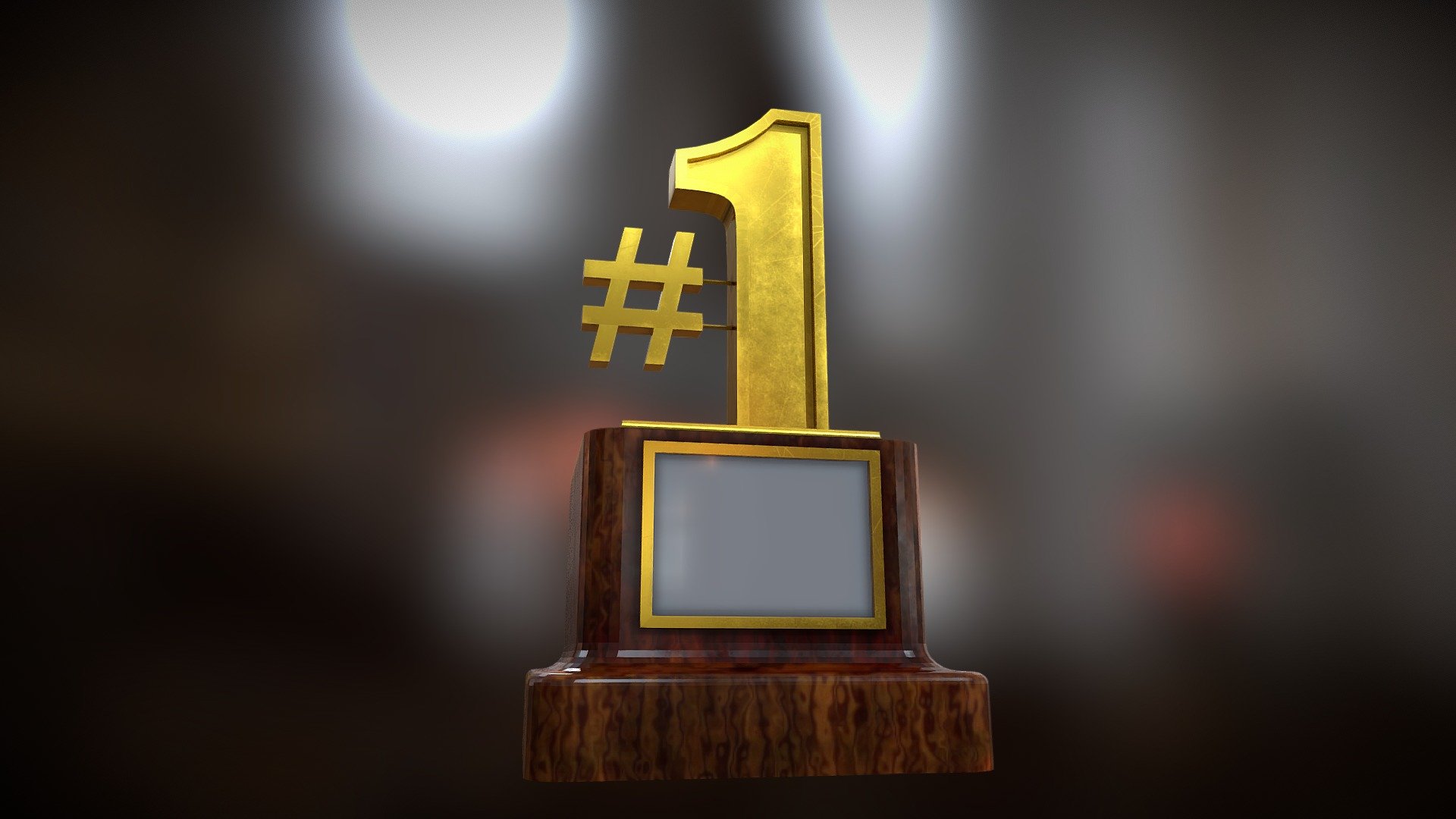 Trophy Number 1 - Buy Royalty Free 3D model by AnshiNoWara [d5952dd ...