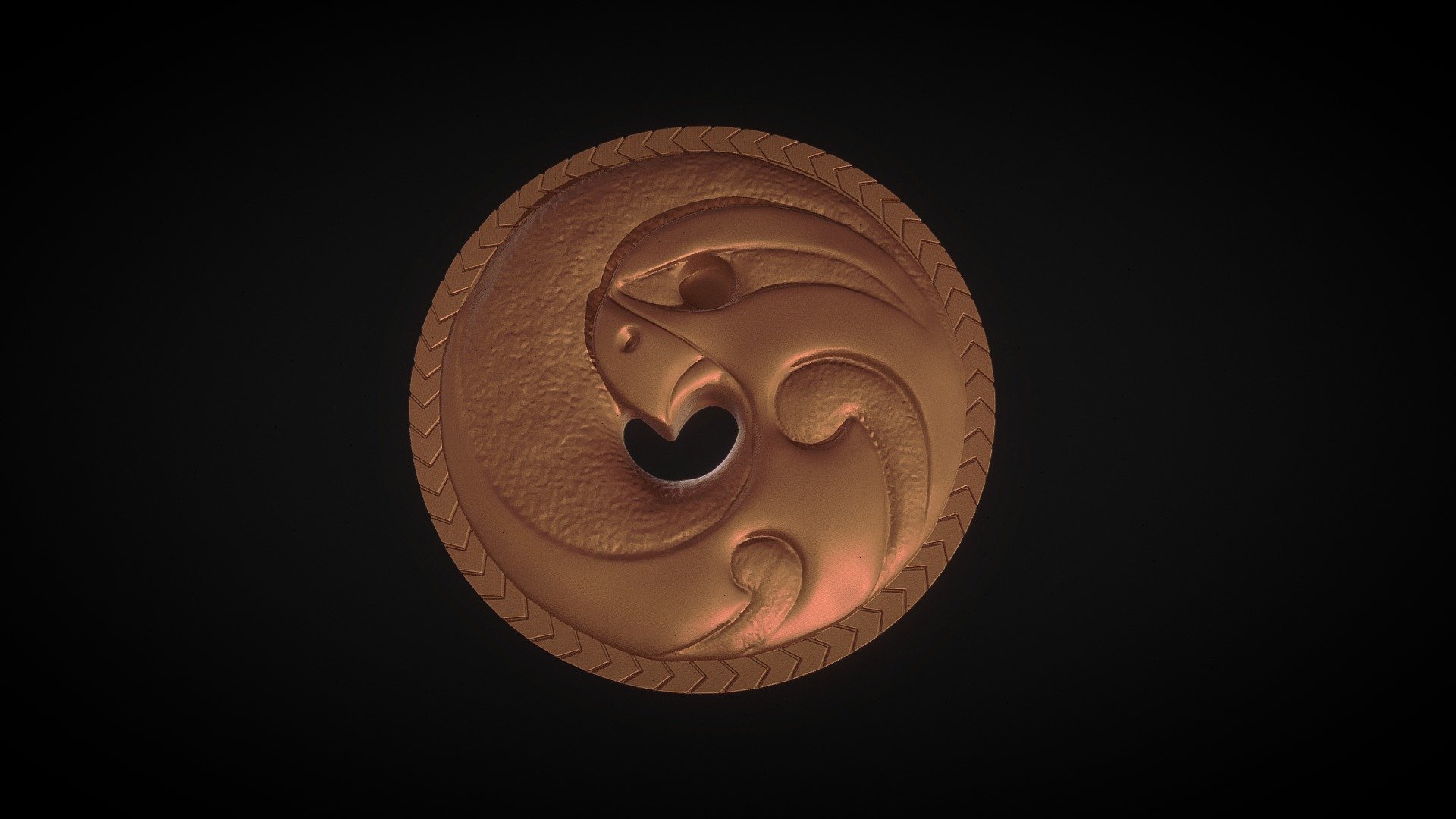 Falcon Medallion - 3D model by Rena Roja (@miriaki39) [d5964ad] - Sketchfab