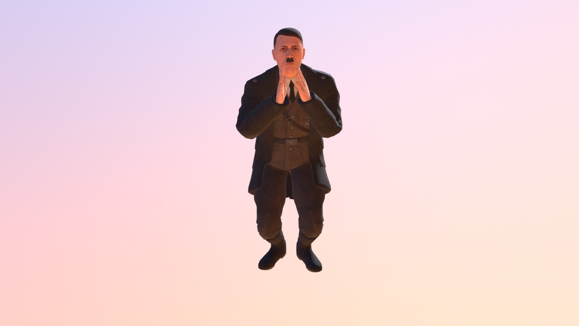 Hitler - 3D model by pebot555 (@pebot555) [d59efcf] - Sketchfab