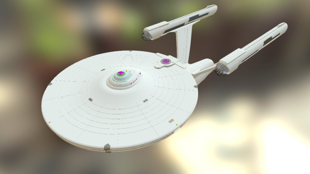 Enterprise - 3D model by mickey1701 (@mano1701) [d5a0ab4] - Sketchfab