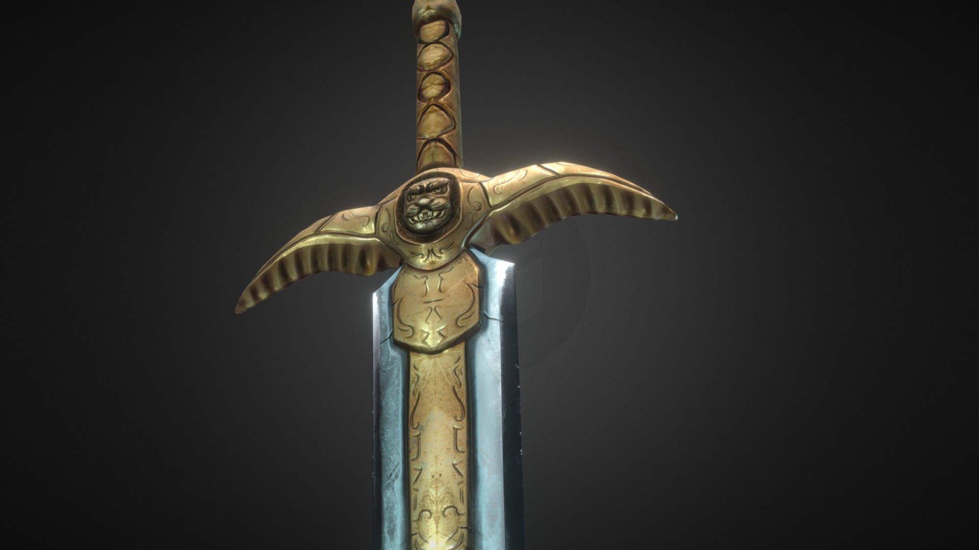 GOlden Sword - Buy Royalty Free 3D model by Bruno Sidarta ...