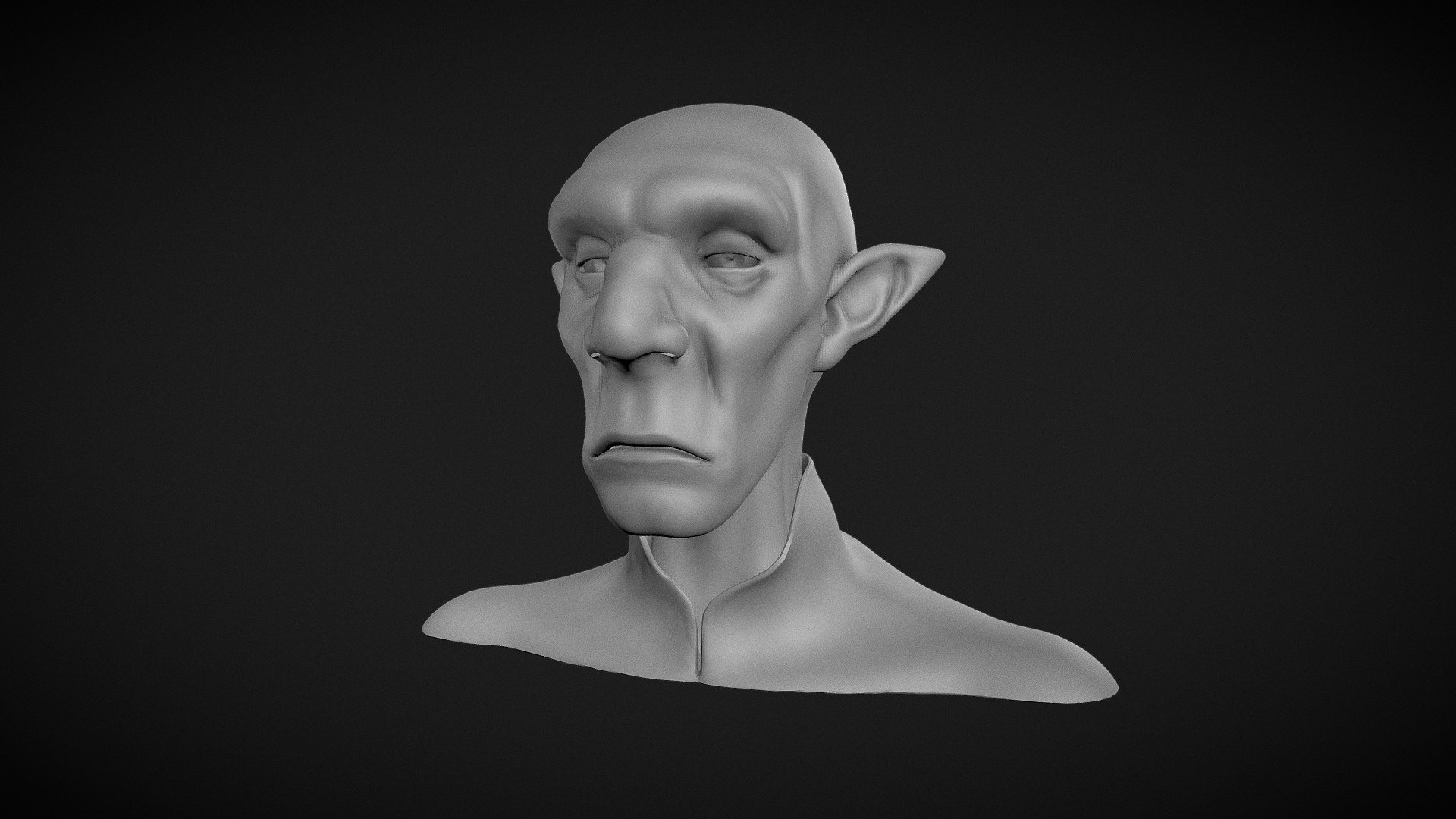 ELF BUST - Buy Royalty Free 3D model by Adrianbg94 [d5a2602 ...