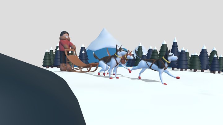 Sled-dog 3D models - Sketchfab