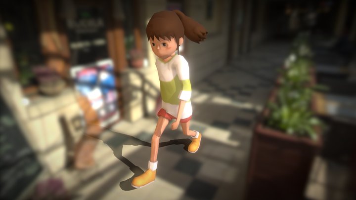 Chihiro-spirited-away 3D models - Sketchfab