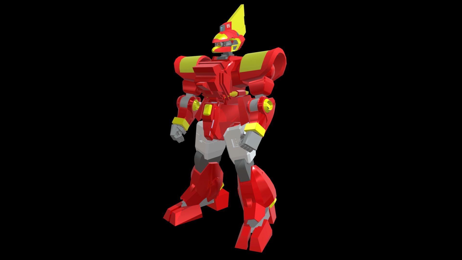 Neo Gelgoog HEAD Desain kepala No.5 + Com Body - 3D model by krit ...