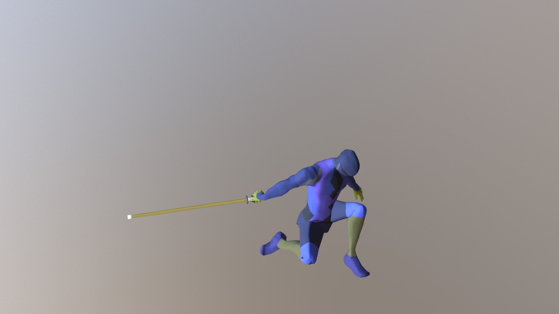 Kendo @ Sword And Shield Attack - 3D model by s2tarcraft [d5a6e13 ...