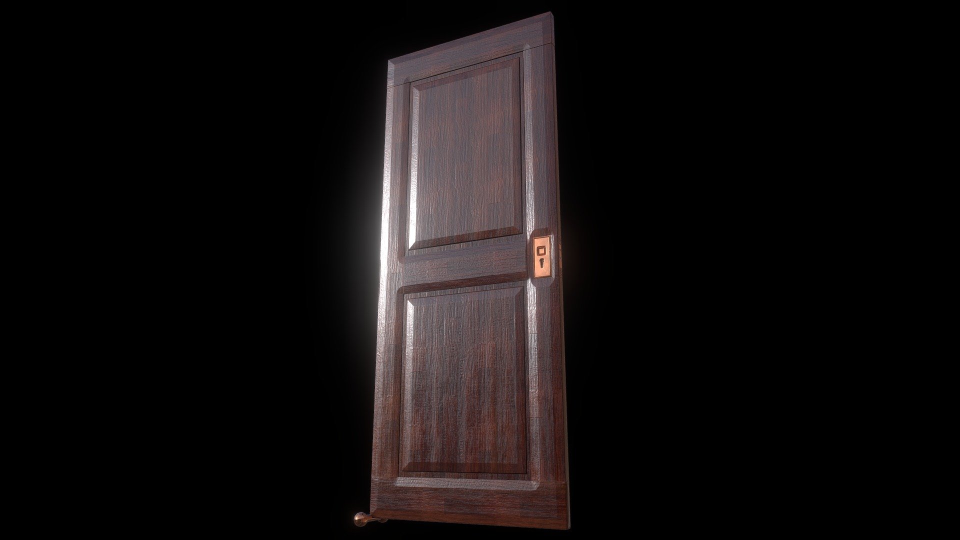Superfuntimes Low-Poly Hardwood Door - Buy Royalty Free 3D model by ...