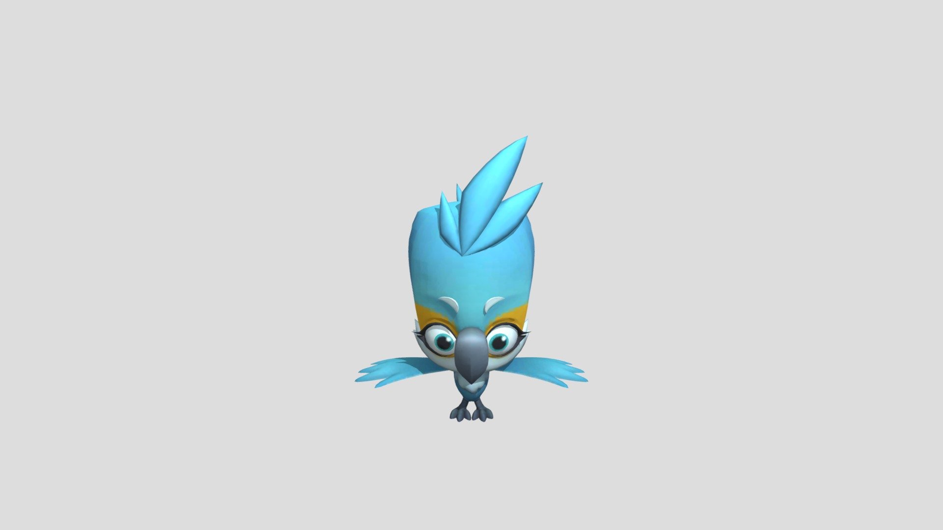 BlueMacaw Yara - Download Free 3D model by Zoo Models (@ZooModels ...