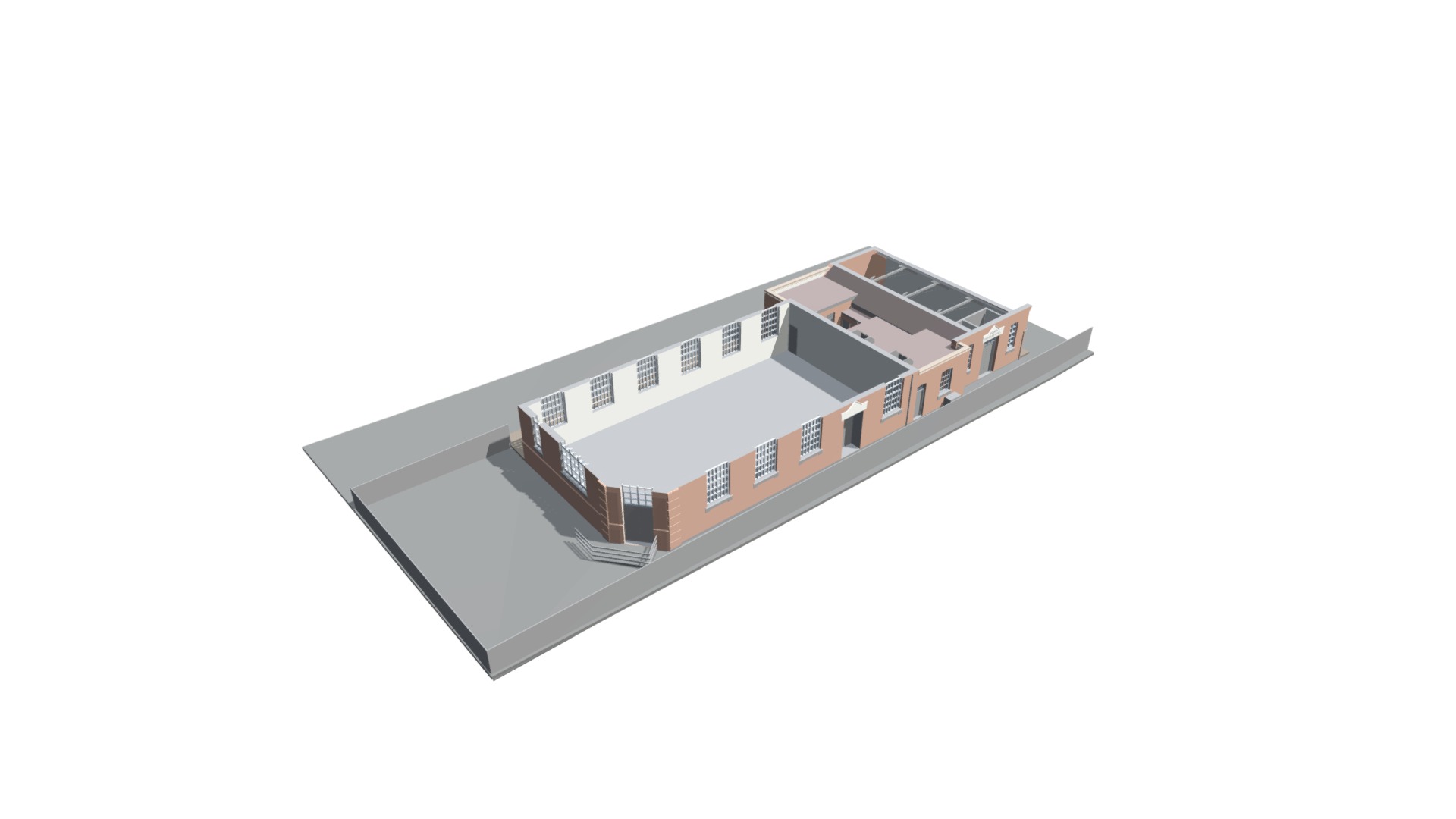 Reading Rep Theater - 3D Building Model (H,C) - 3D model by Holding ...