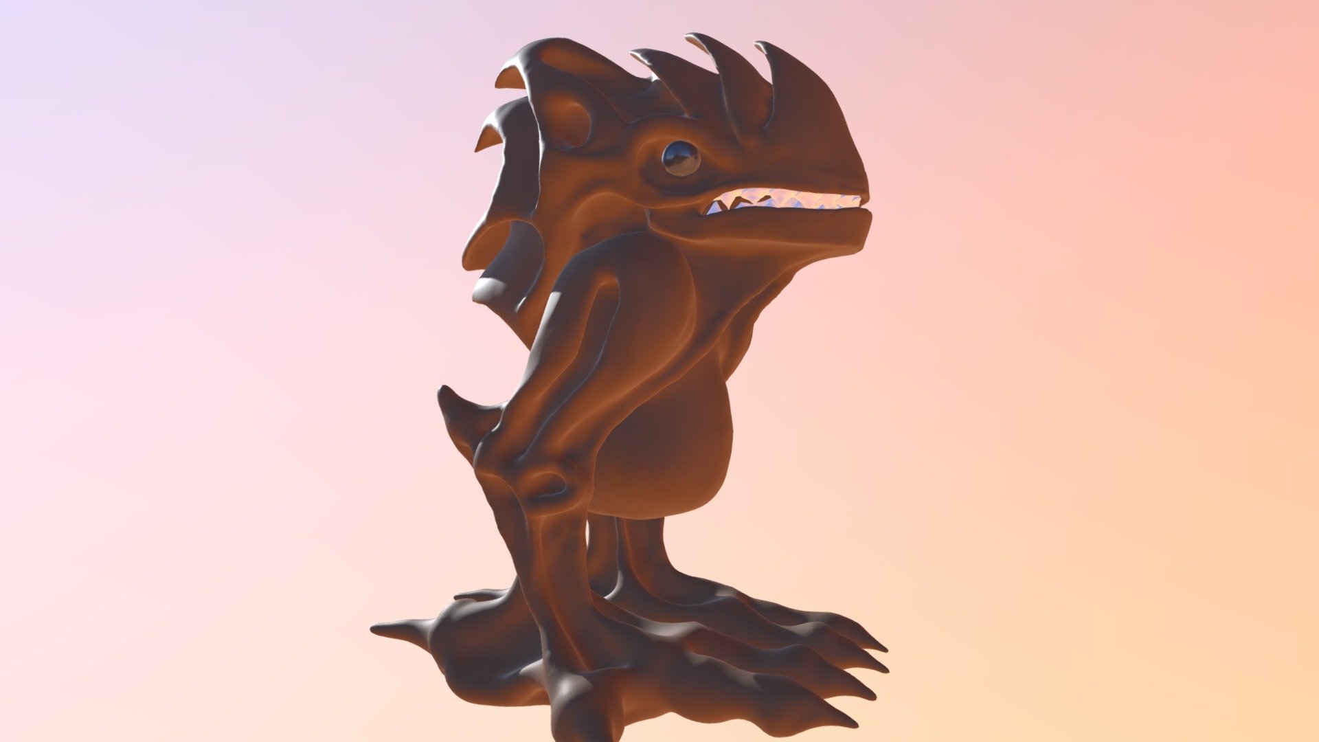 Monster #2 Teeth added - 3D model by watcheroffires [d5aade0] - Sketchfab