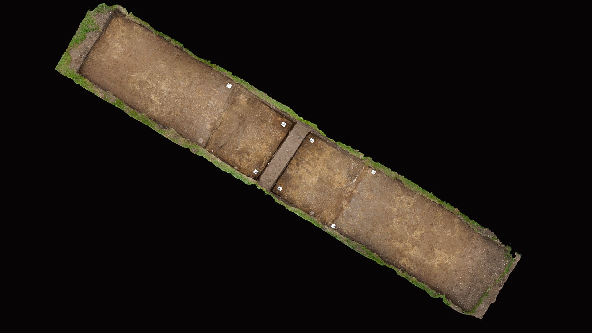 070AK final section record - 3D model by Professor Dominic Powlesland ...