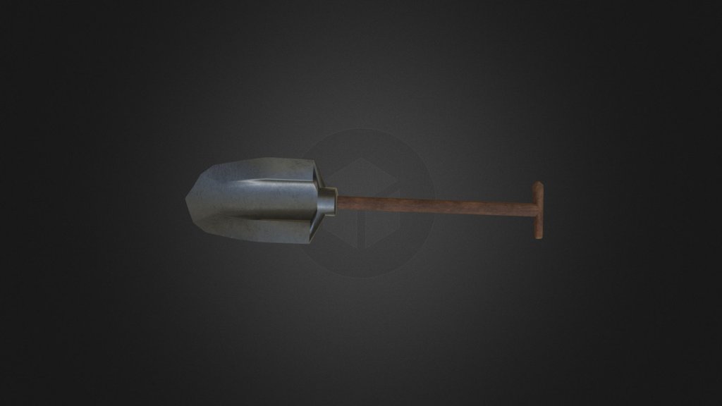 Shovel Textured - 3D model by lenek [d5ad0c4] - Sketchfab