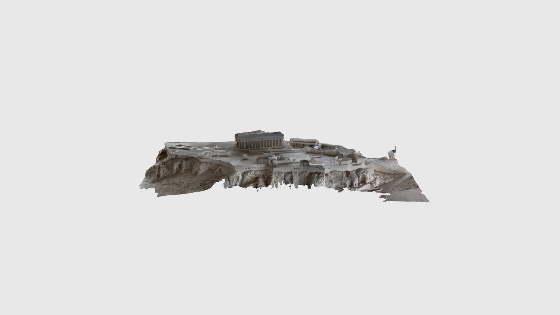 Athens - Acropolis Map 2nd Century AD - Download Free 3D model by ...