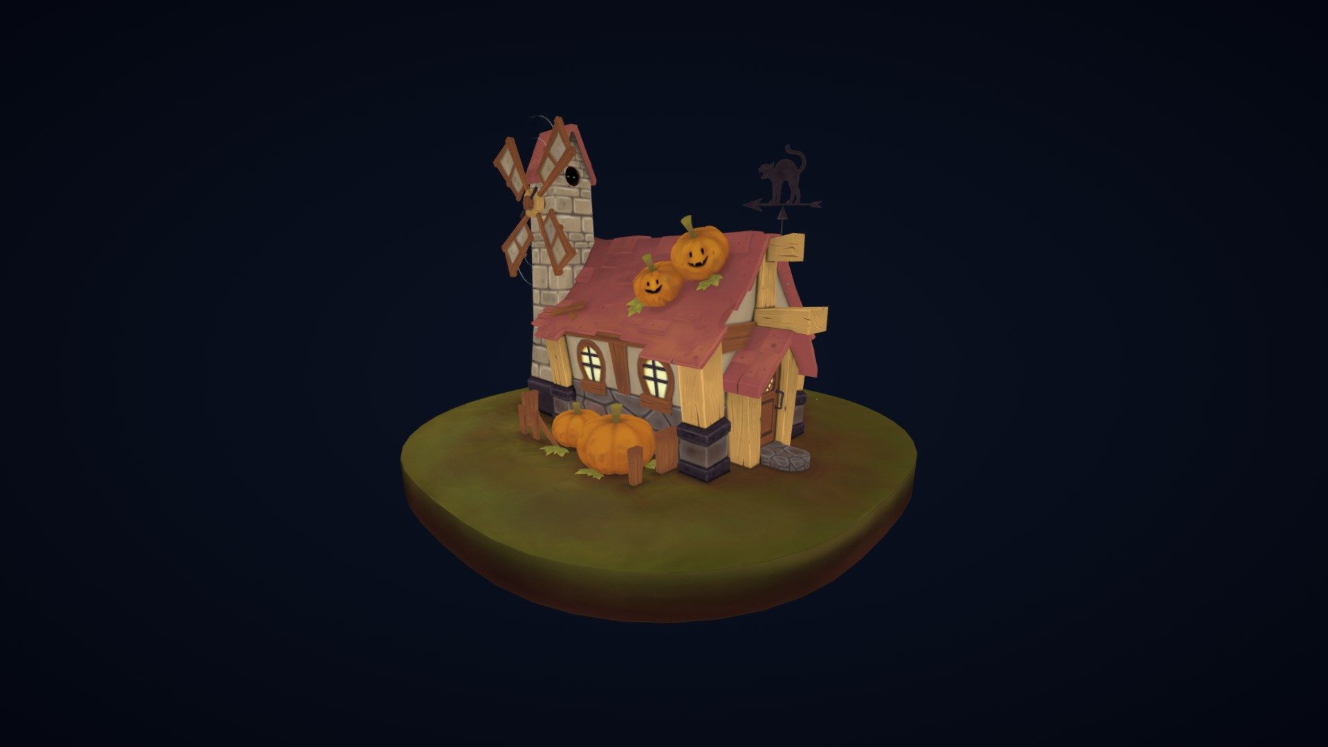 Halloween House - 3D model by Lucas Quincoses Toledo (@lucasquincoses ...
