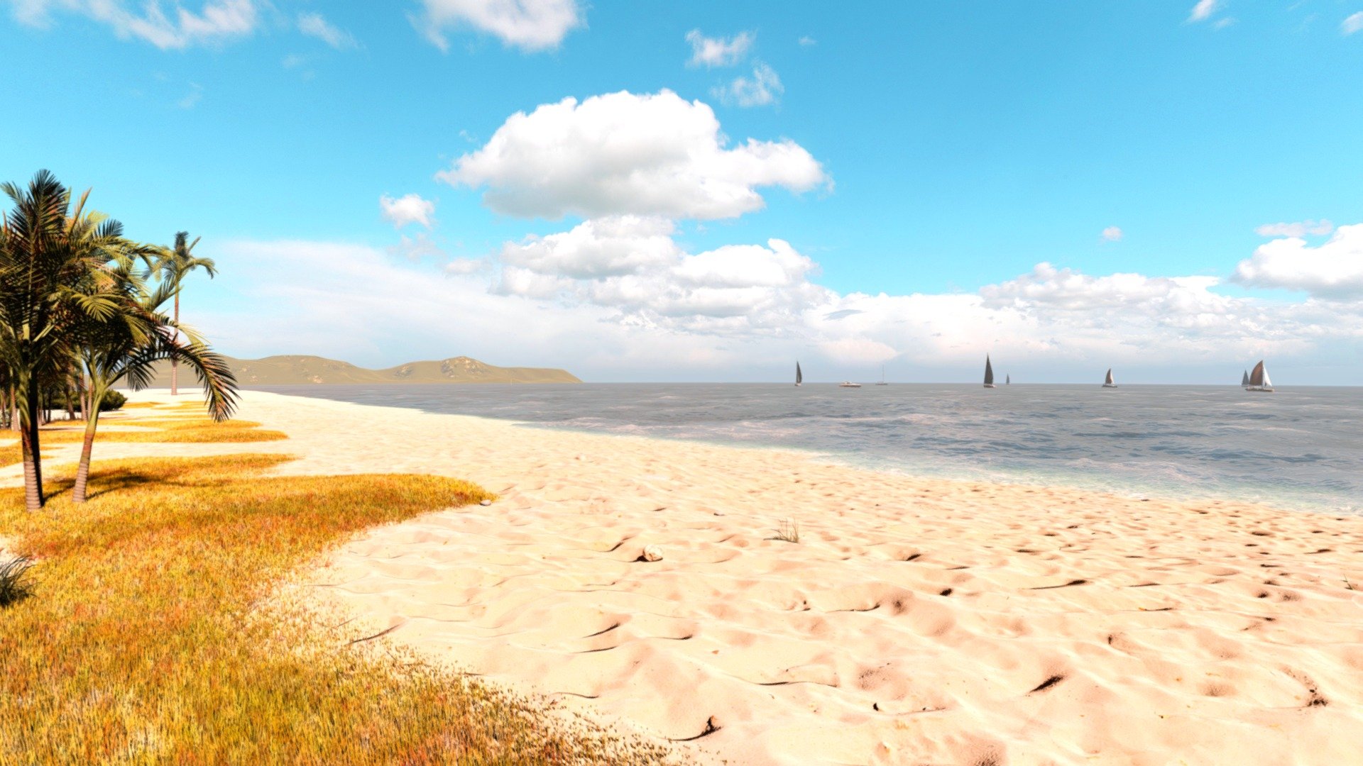 HDRI & SKY BOX 8K - BEACH MORNING SCENE - Buy Royalty Free 3D model by ...