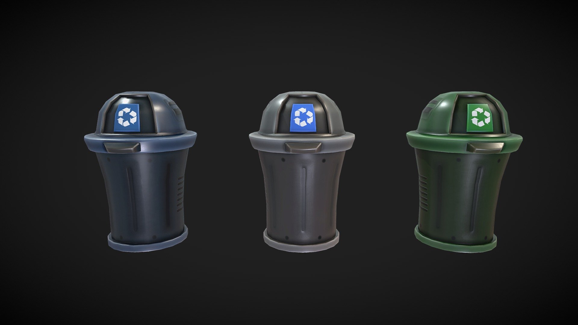 Trash Can TX2 - Buy Royalty Free 3D model by kraffing Vault (@kraffing ...