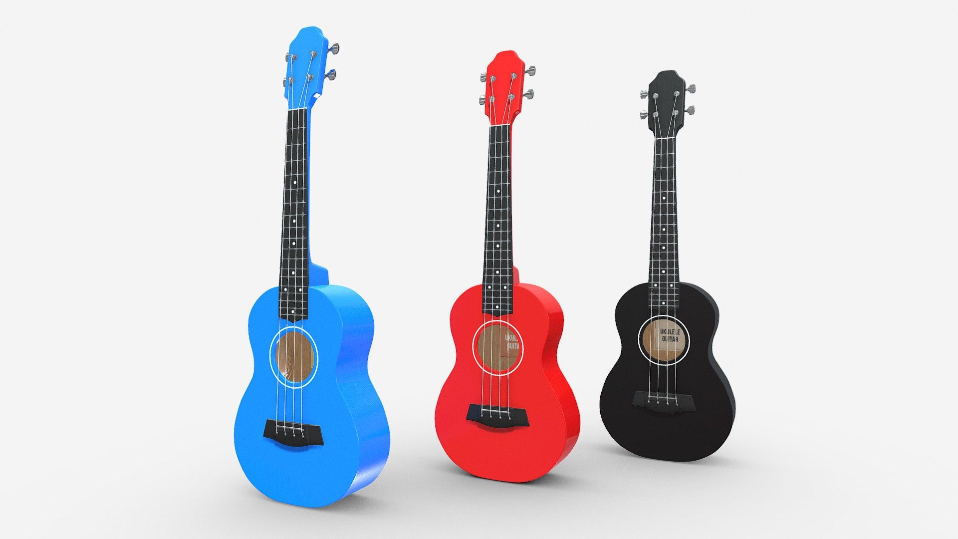 Ukulele Guitar Part 4 - 3D model by red-polygon [d5b9826] - Sketchfab