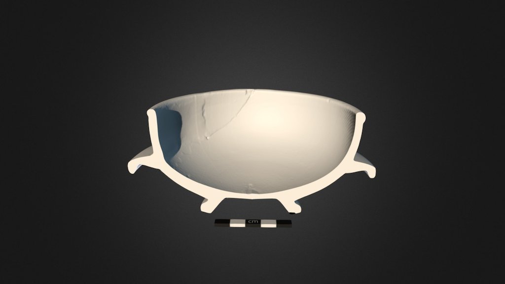 Undecorated Roman Samian (?) Bowl in Section - 3D model by l3db6h ...