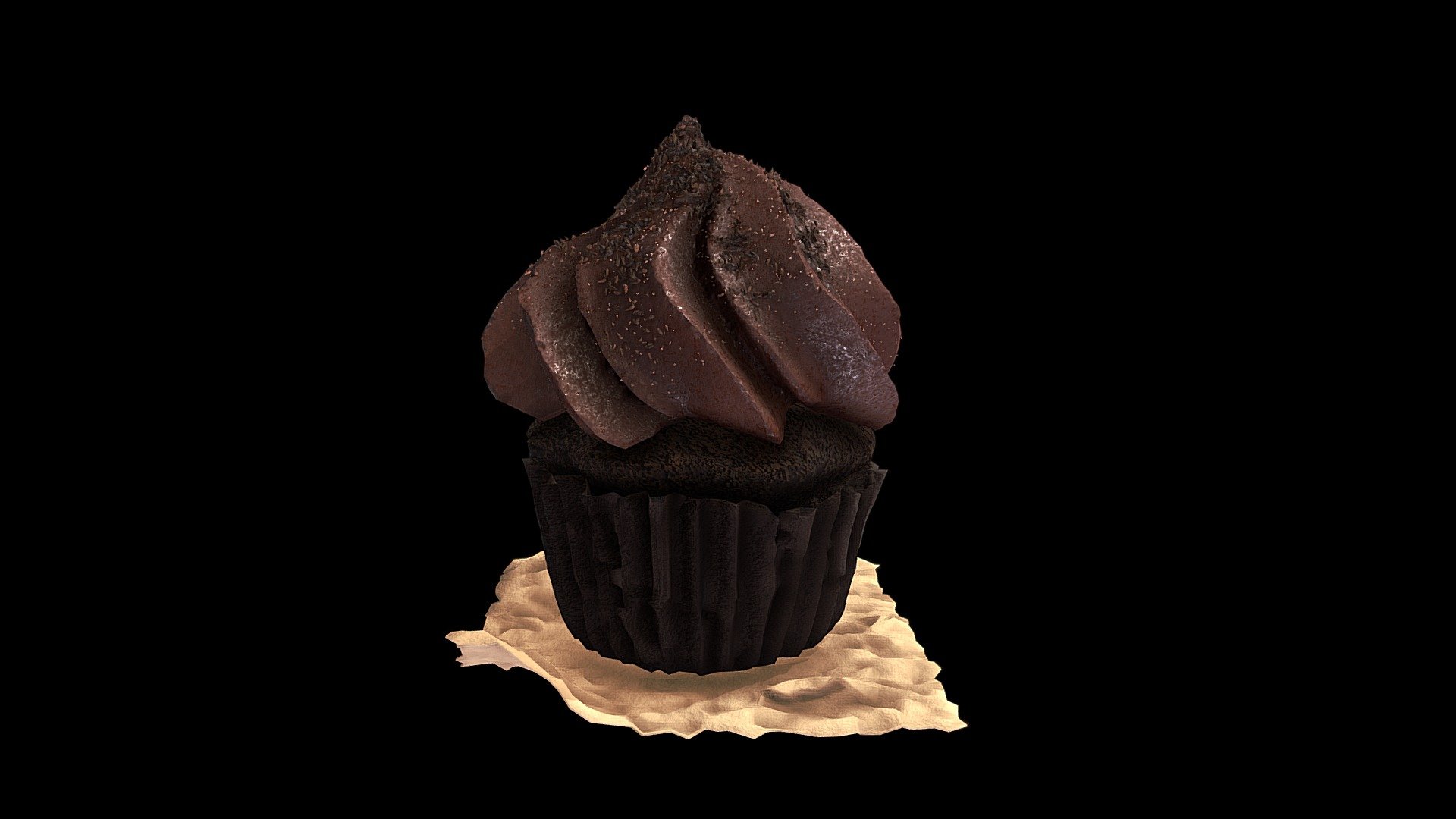 cupcake - 3D model by Cherrivalier (@hyalif77) [d5bd99d] - Sketchfab