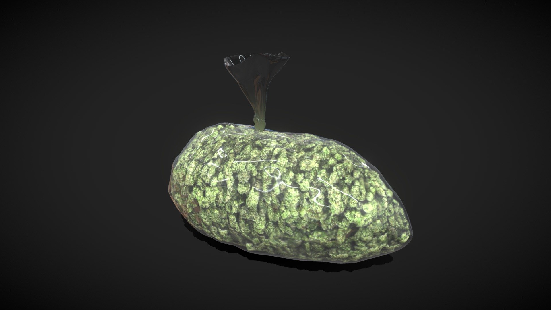 Big Weed Bag - Buy Royalty Free 3D model by GuillaumeDGNS [d5be95a ...