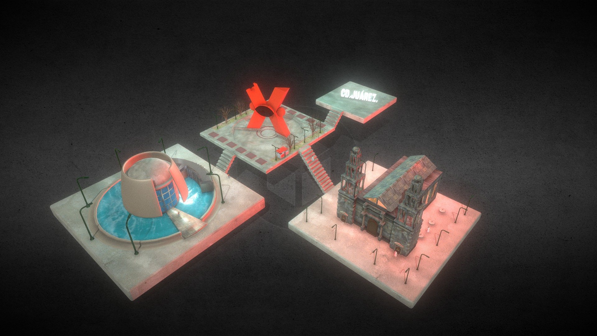 heroica Ciudad Juárez - Download Free 3D model by andresramdel [d5c06bf ...