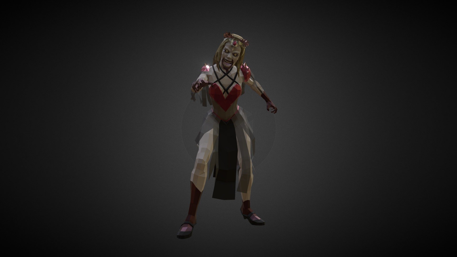Queen Athena (Athena Perample) - Download Free 3D model by DavidA3D ...