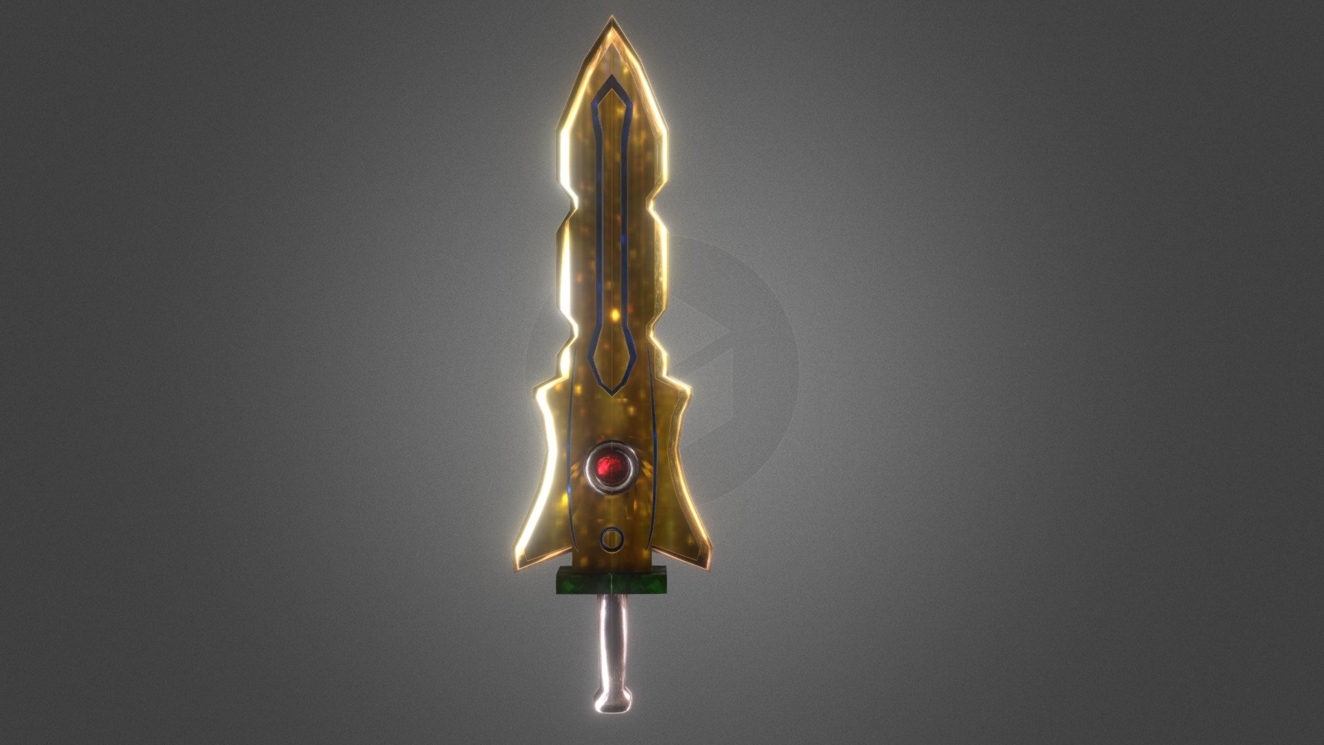 Shiny Sword - 3D model by CamiloFlores [d5c0f7d] - Sketchfab