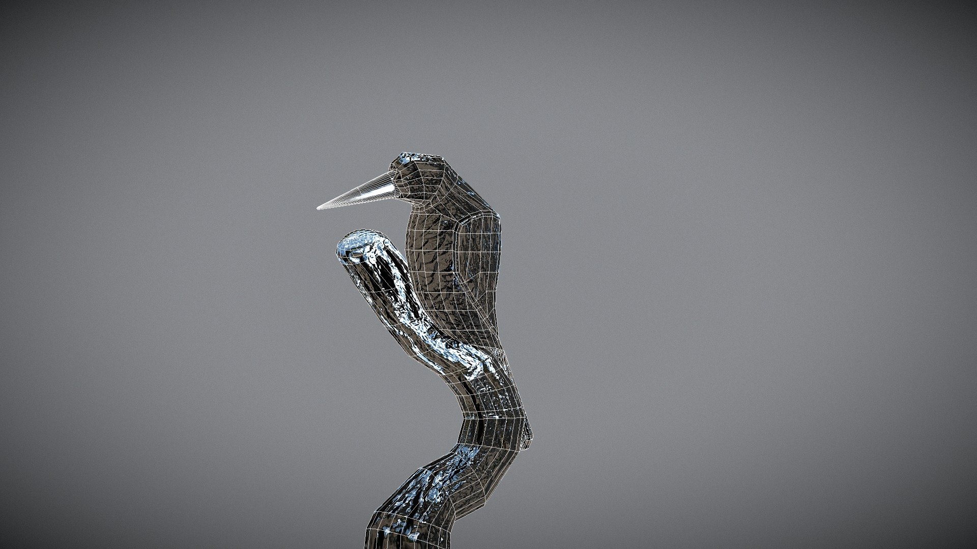 Birdstatue - 3D model by elibro94 [d5c3980] - Sketchfab