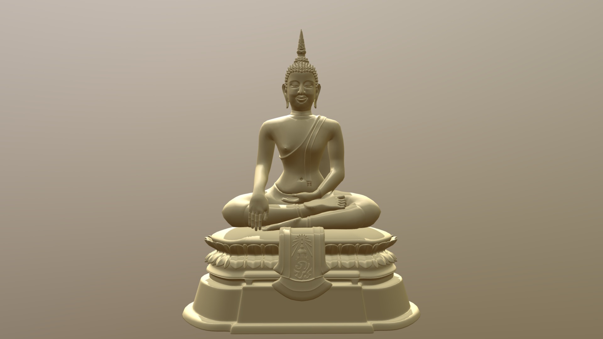 Lord Buddha - 3D model by sanjaya250 [d5c3d74] - Sketchfab