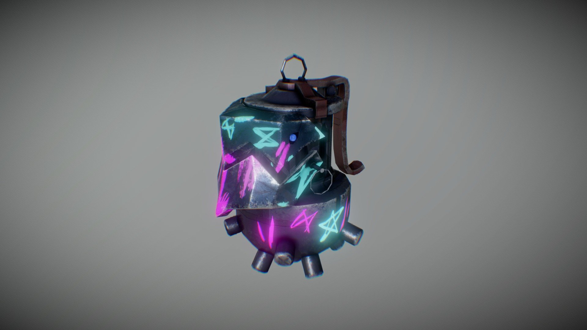 Jinx Grenade from the series Arcane - 3D model by Aditya Chatterjee ...
