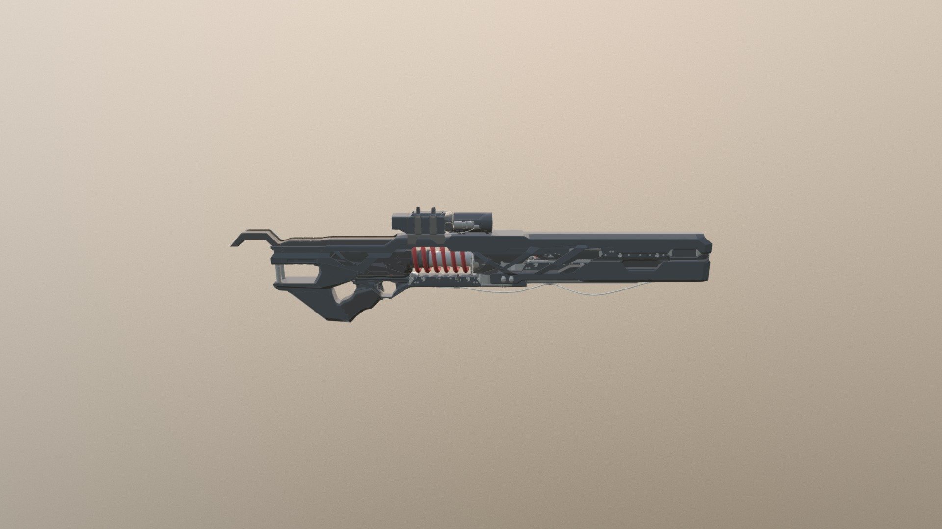 Gun - 3D model by Clement Meley (@ClementMeley) [d5c57dd] - Sketchfab