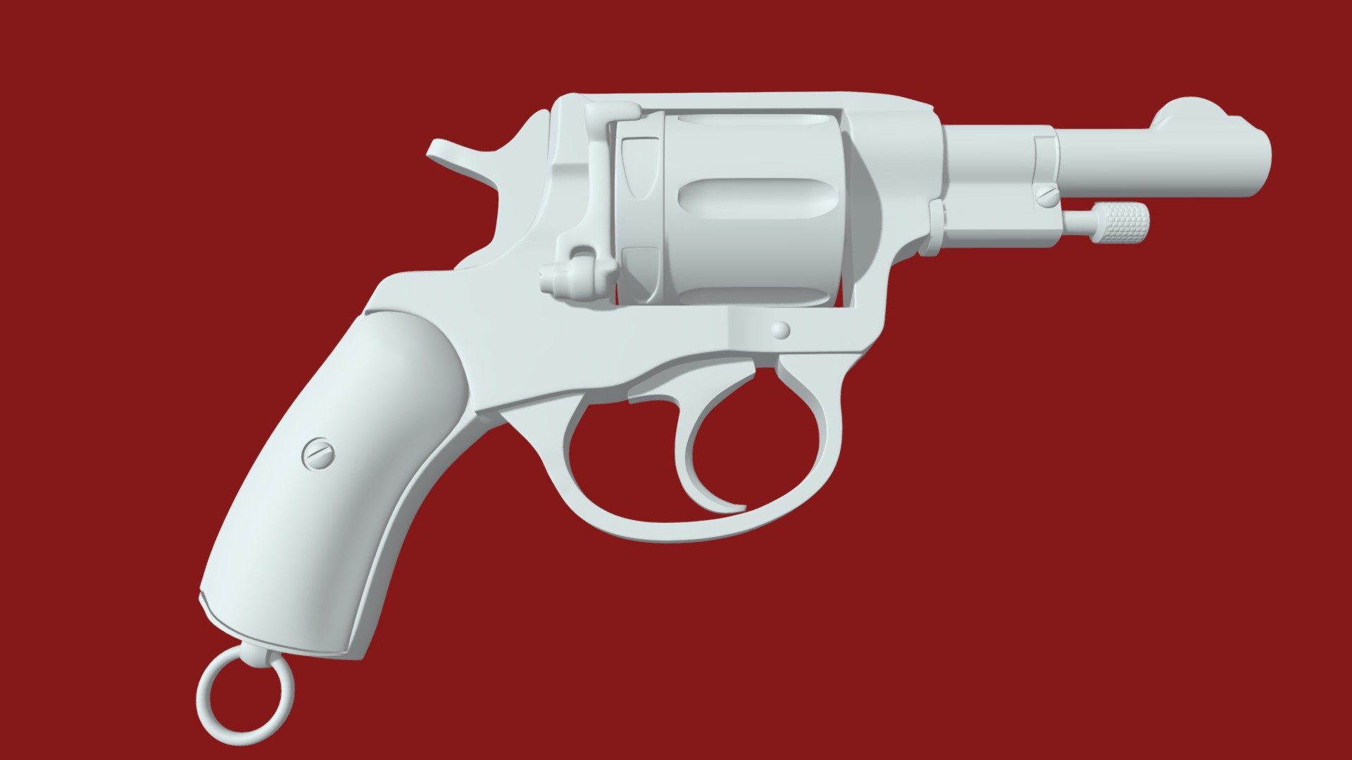 Revolver Nagan 1895 - Download Free 3D model by Vladyslav Holhanov ...