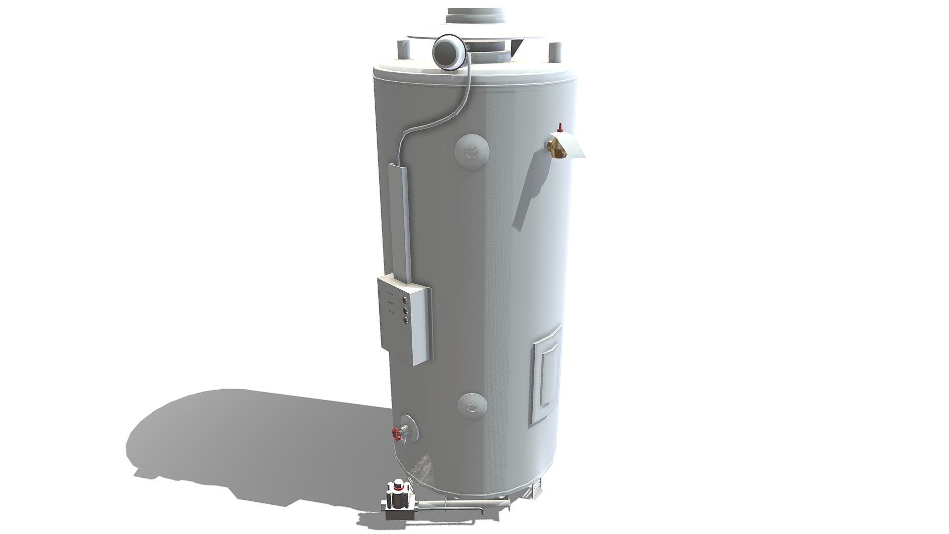 Water Heater / Water Tank / Boiler - Buy Royalty Free 3D model by ...