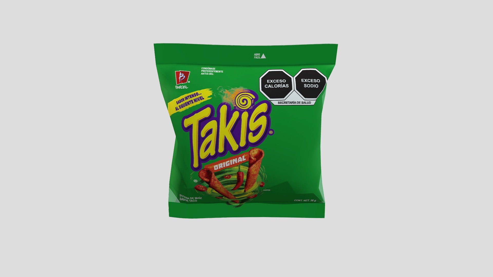 7500810022382_TAKIS-FAJITA-38G - 3D model by xiumtz [d5c861a] - Sketchfab