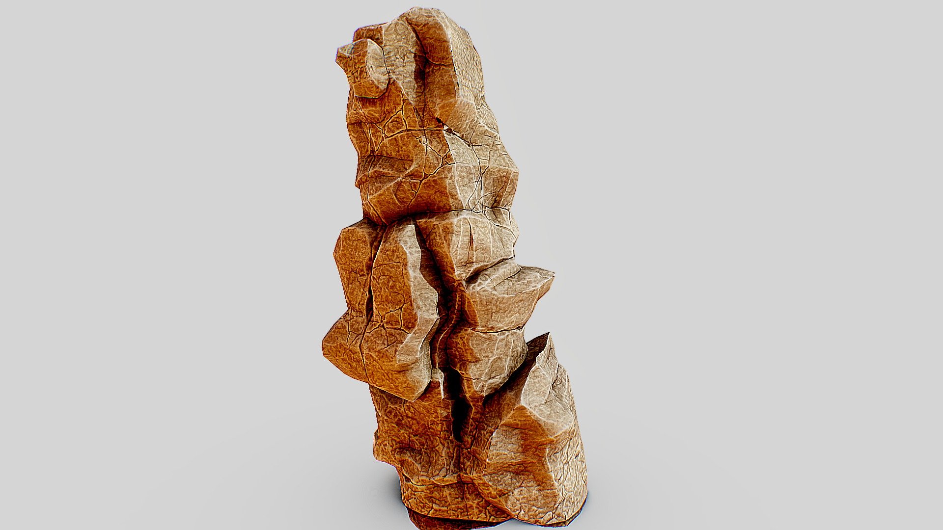 Rock / Stone / Cliff 04 LP (desert) - Buy Royalty Free 3D model by the ...