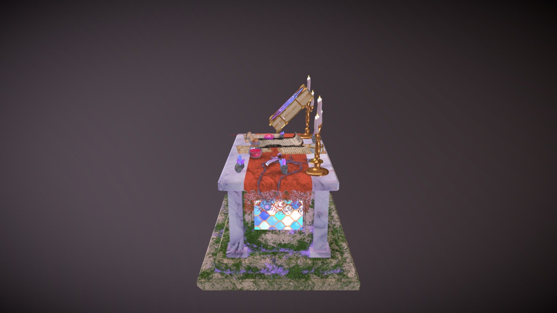 The Altar of Mystra - 3D model by Boutet Nathan (@nathanboutet37 ...