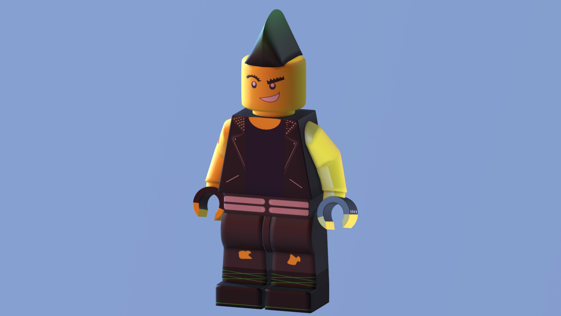Punk Lego Man - Aranza Velasco - 3D model by xrxnzx [d5ca2f3] - Sketchfab