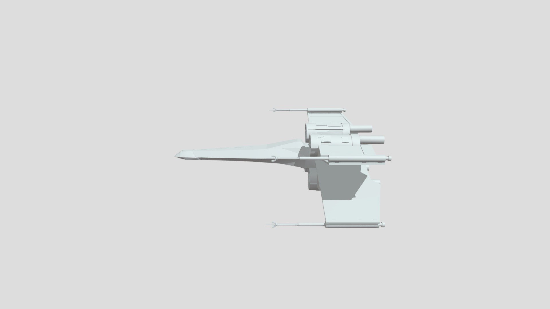 X-Wing Asset - 3D model by TristanKoning [d5cb1ad] - Sketchfab