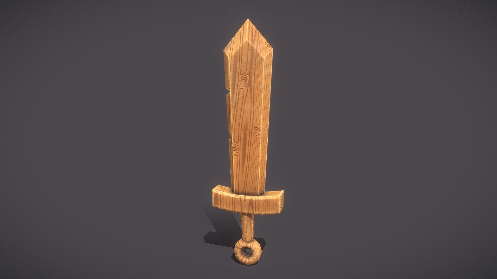 Wooden Sword - Download Free 3D model by FireWolf (@MatthewTheoblad ...