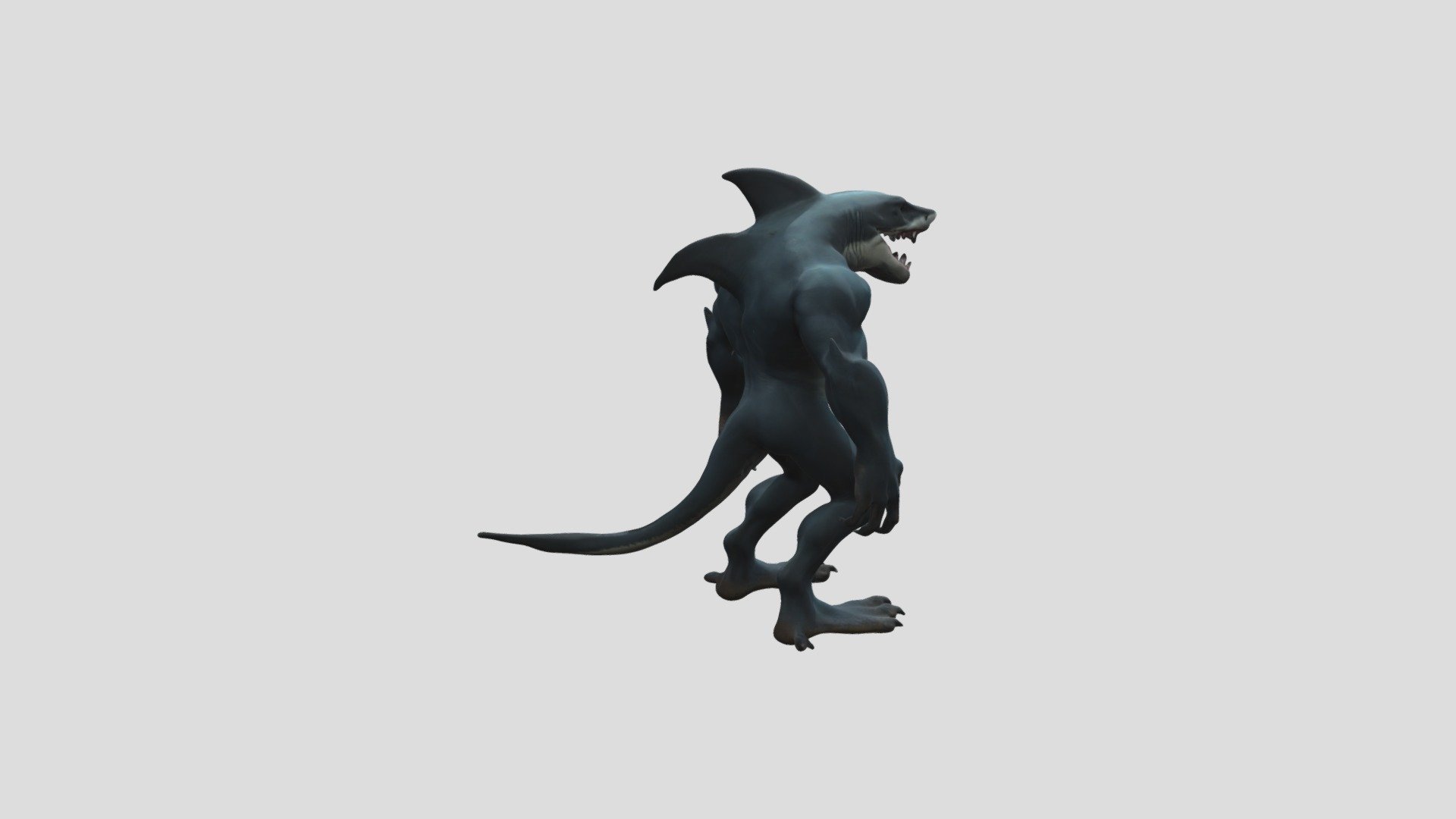 Wereshark_0306163436_texture_fbx - 3D model by Giganotosaurus ...