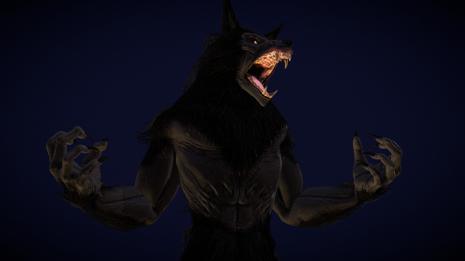 Werewolf from Horror Legends - 3D model by drakekaz [d5d000f] - Sketchfab