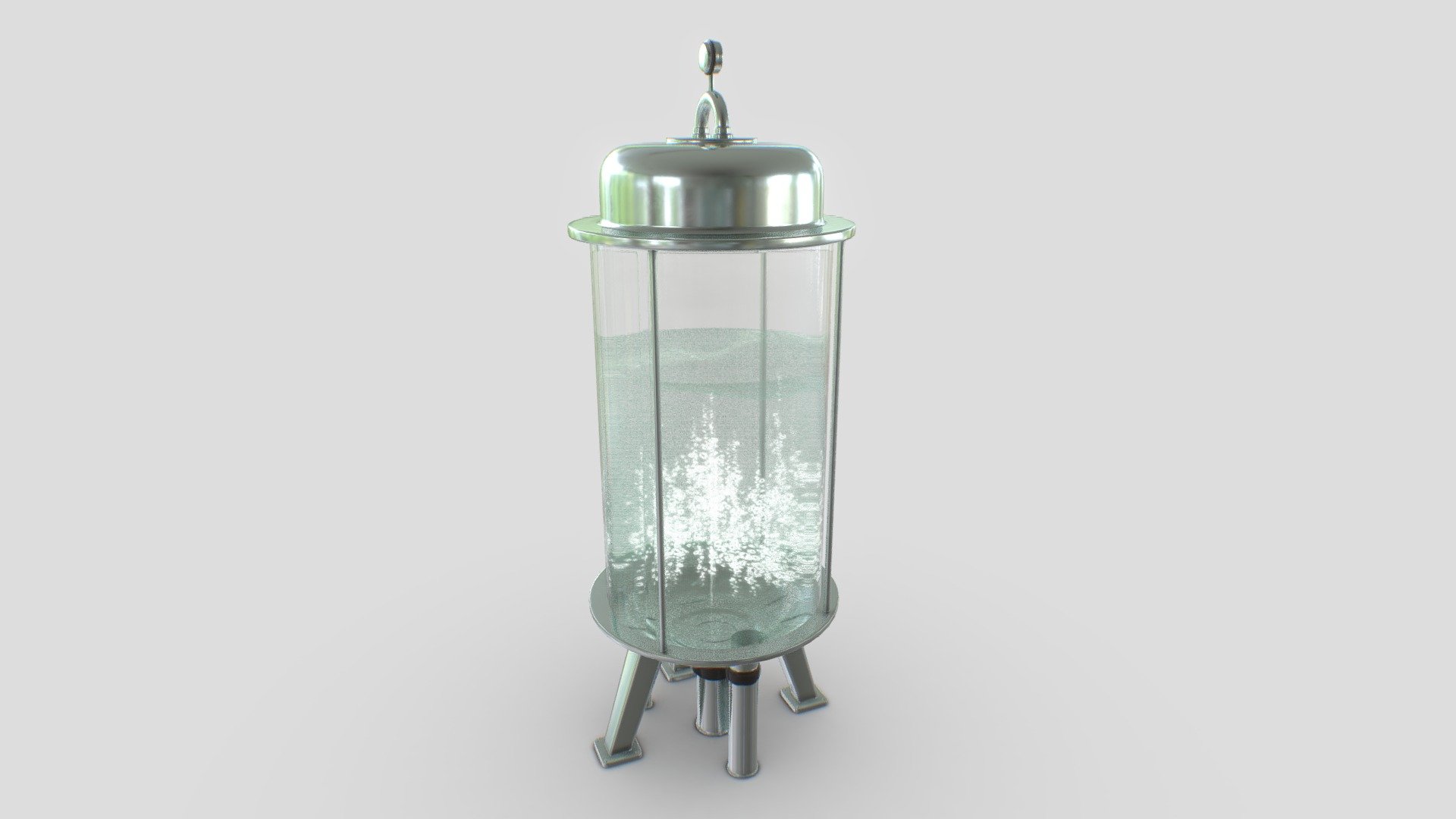 Thermal-water Tank (Fonte do Magma de Cabreiroá) - Download Free 3D ...